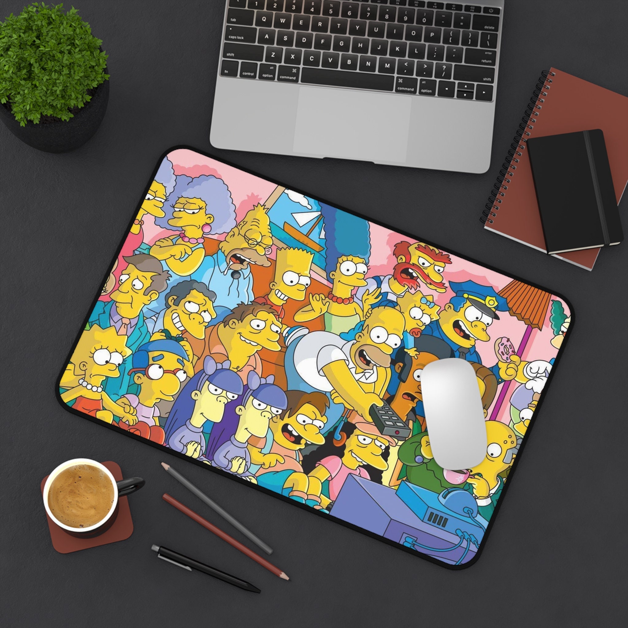 The Simpsons Gamer Gaming Mousepad-custom Mouse Pad-gaming - Etsy