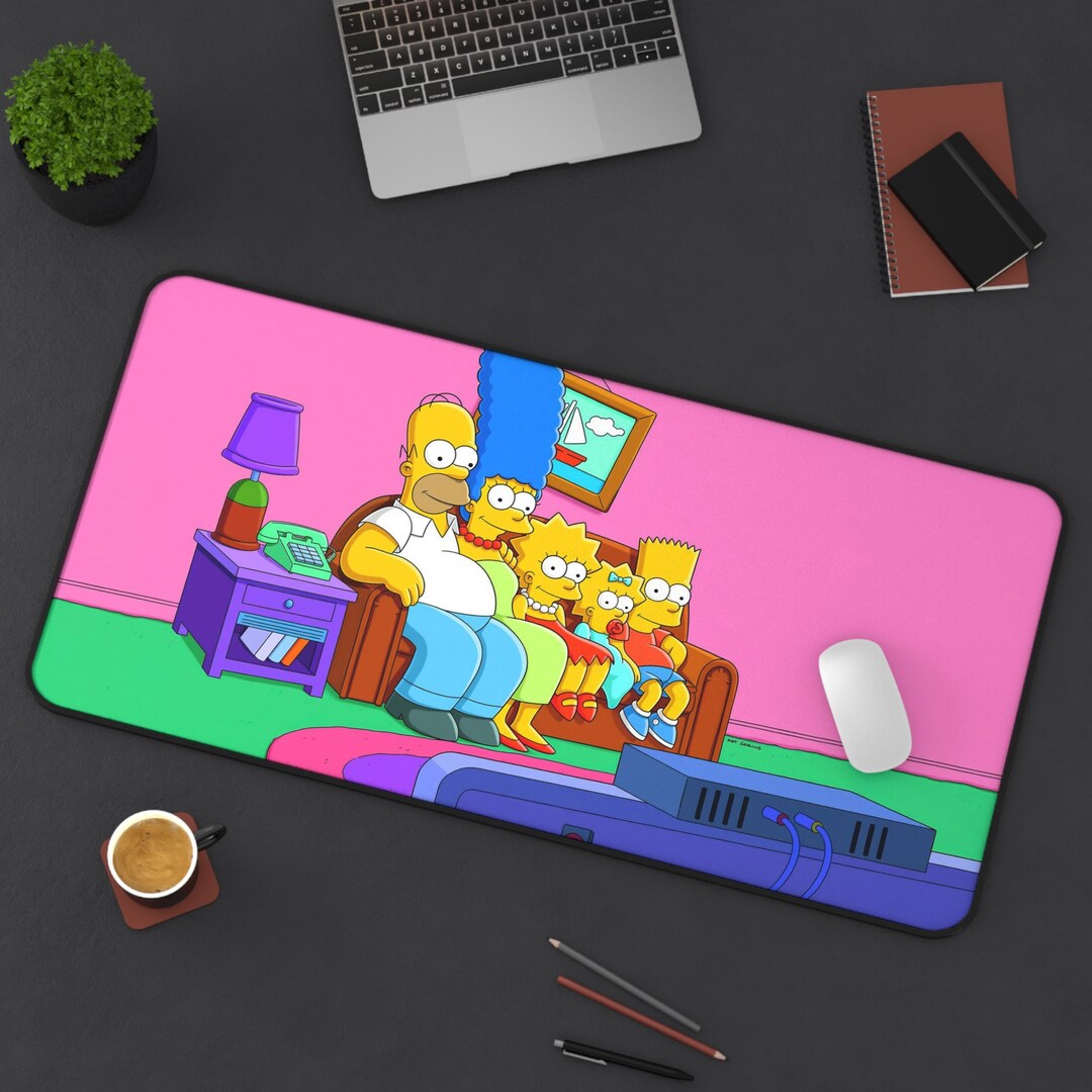 The Simpsons Gamer Gaming Mousepad-custom Mouse Pad-gaming - Etsy