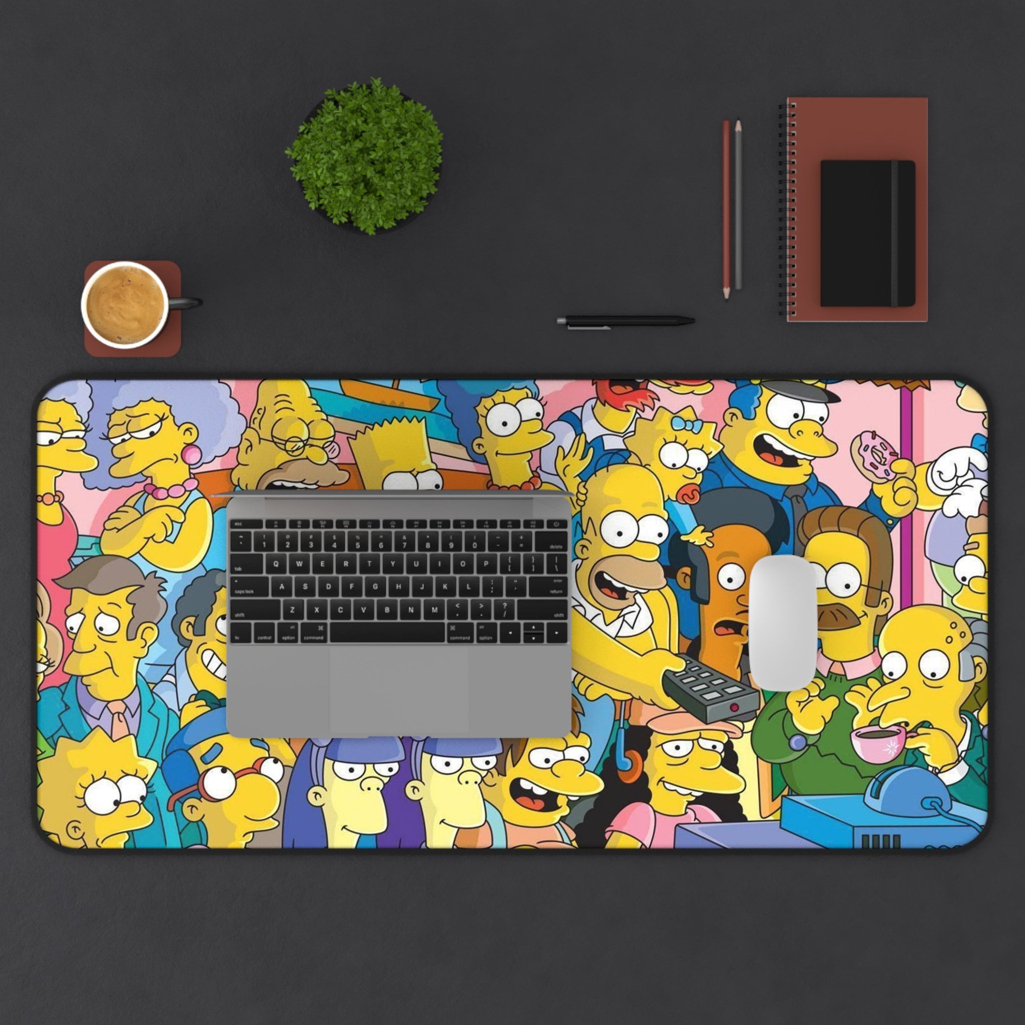 The Simpsons Gamer Gaming Mousepad-custom Mouse Pad-gaming - Etsy