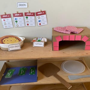 Pizza Shop Dramatic Play Set - Etsy