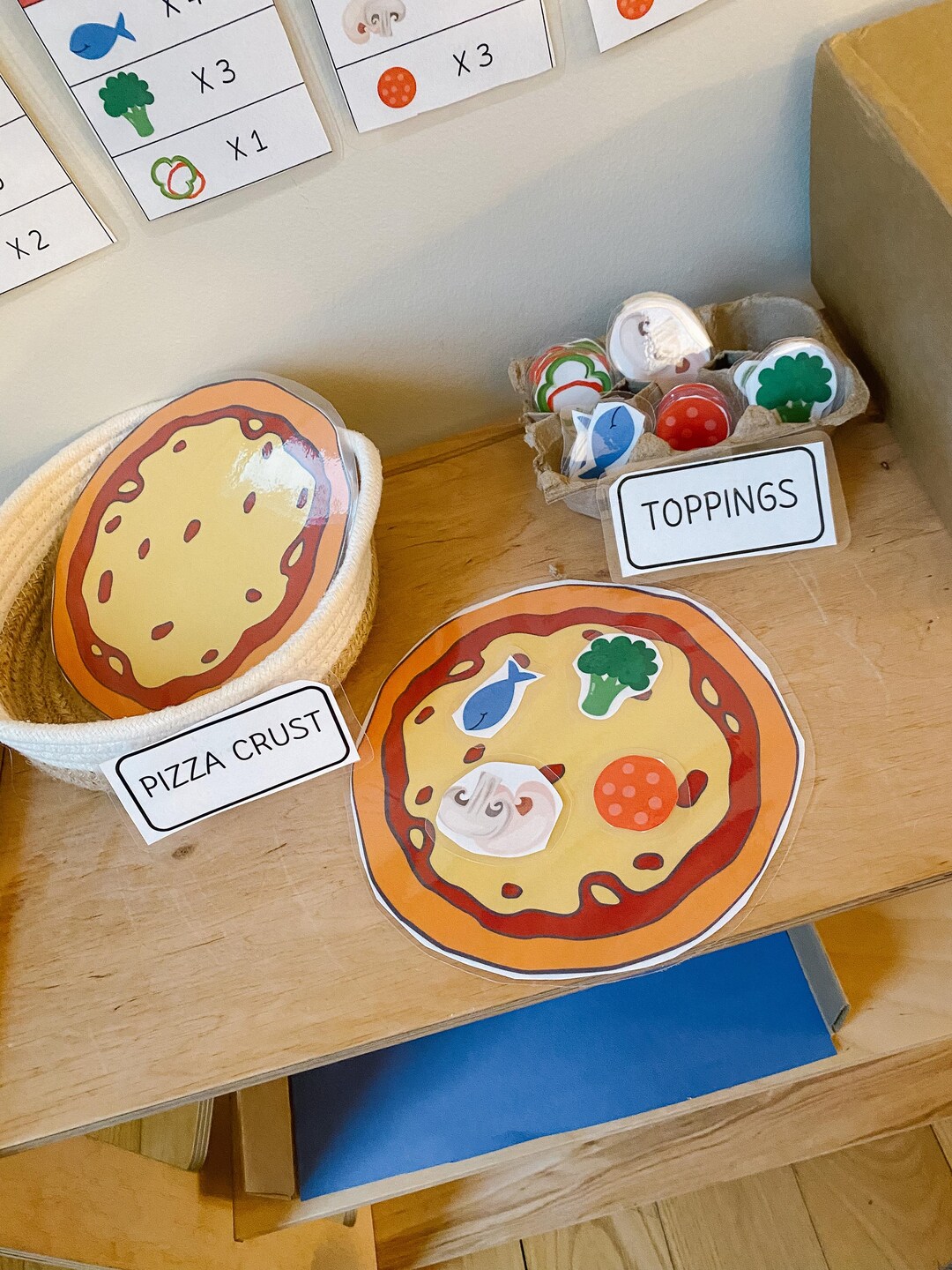 Pizza Shop Dramatic Play Set - Etsy