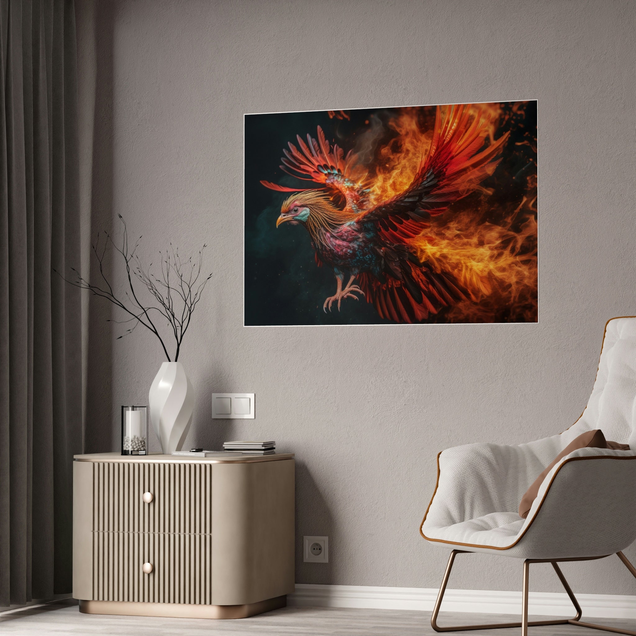 Phoenix Rising - Gloss Posters - Etsy