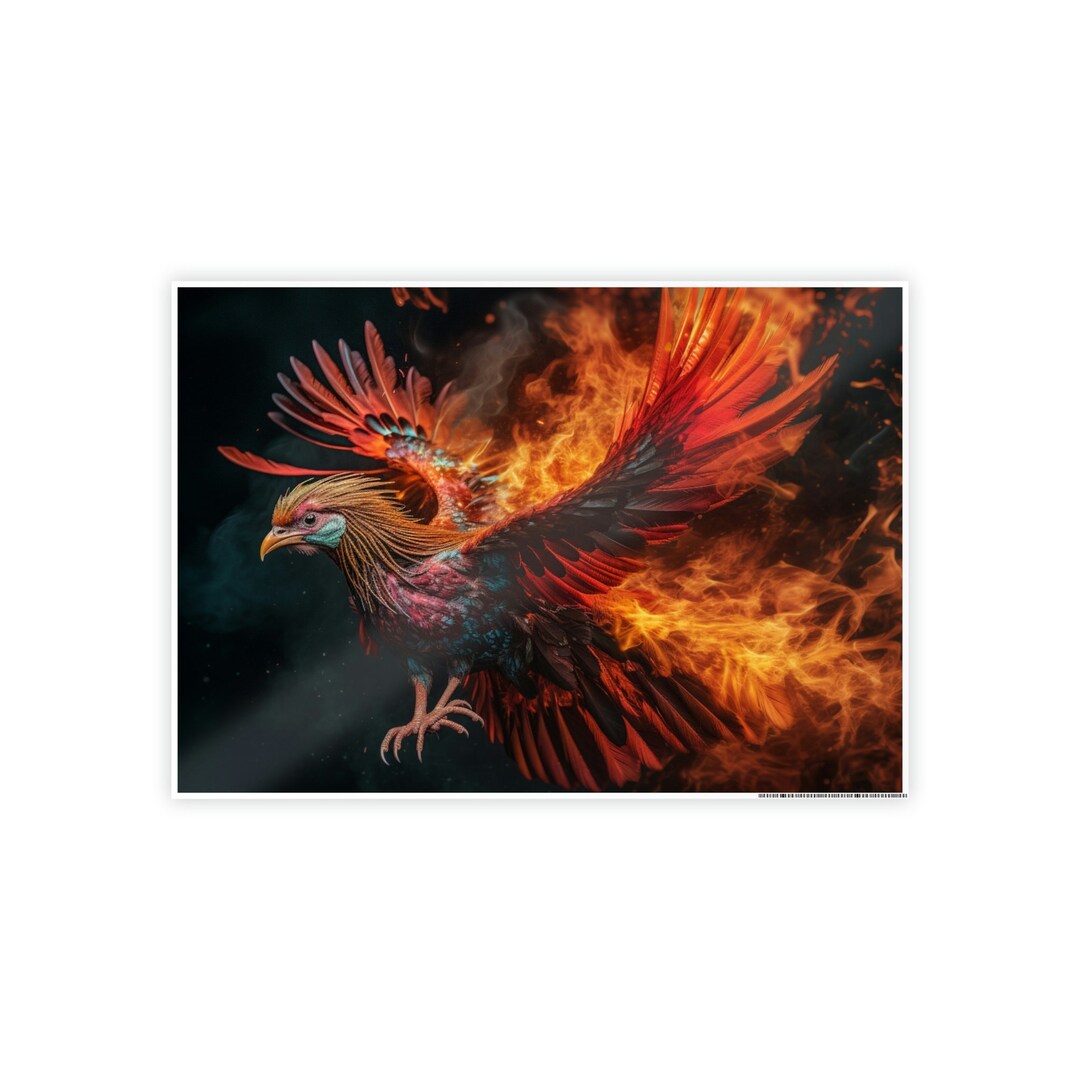 Phoenix Rising - Gloss Posters - Etsy