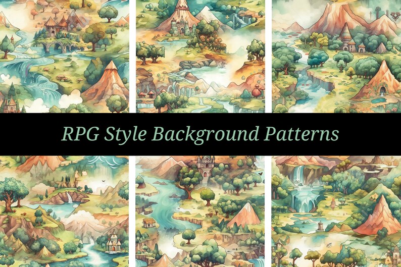 6 Zelda Inspired Seamless Digital Background Patterns - Etsy