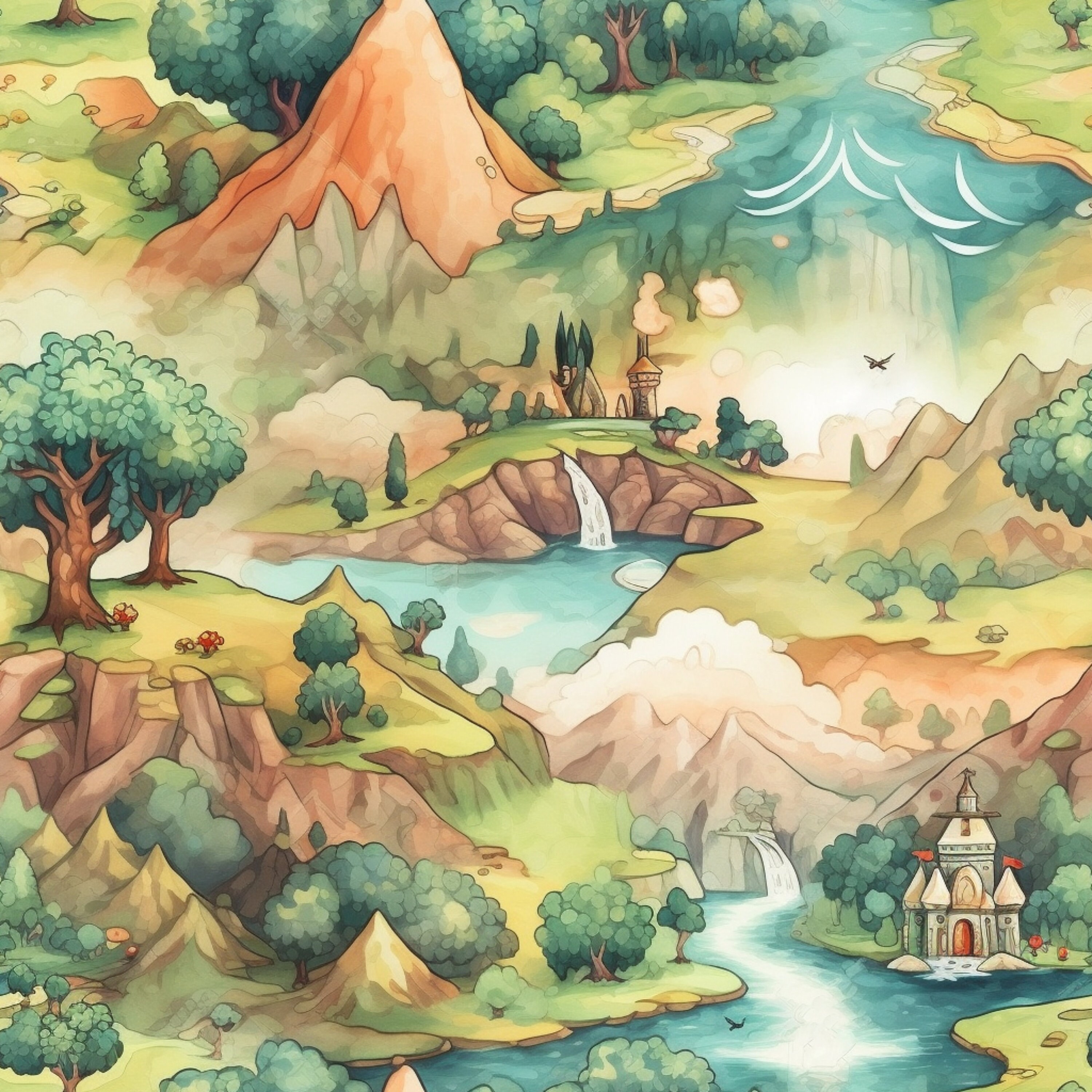 6 Zelda Inspired Seamless Digital Background Patterns - Etsy