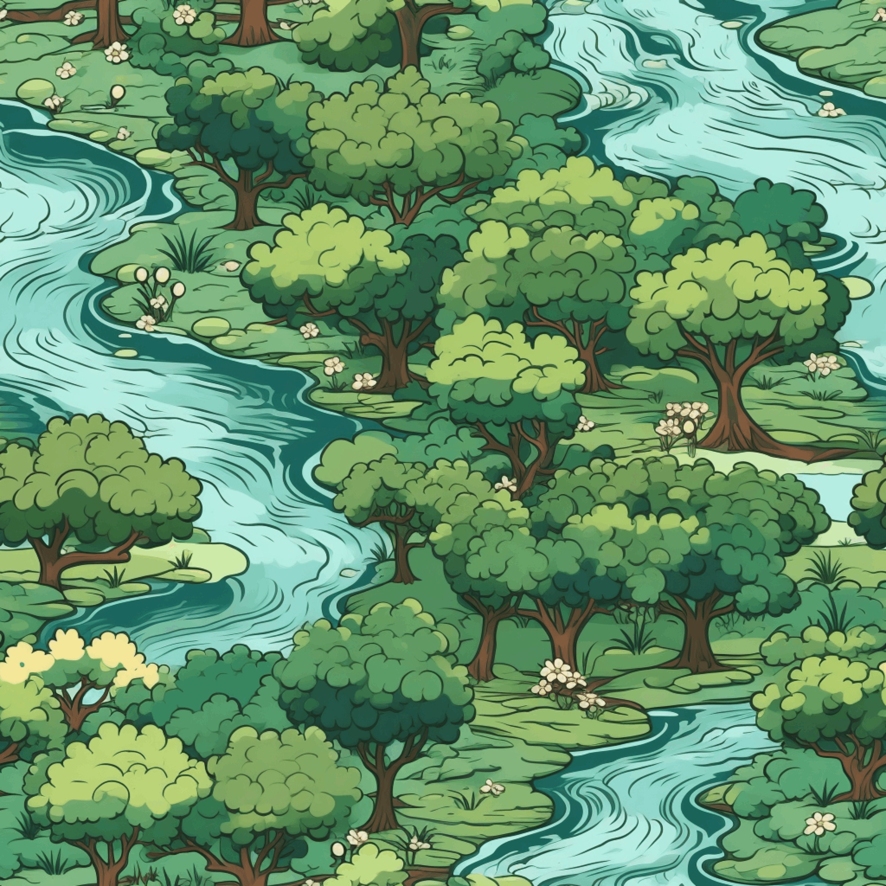 6 Zelda Inspired Seamless Digital Background Patterns, Scrapbook Paper ...