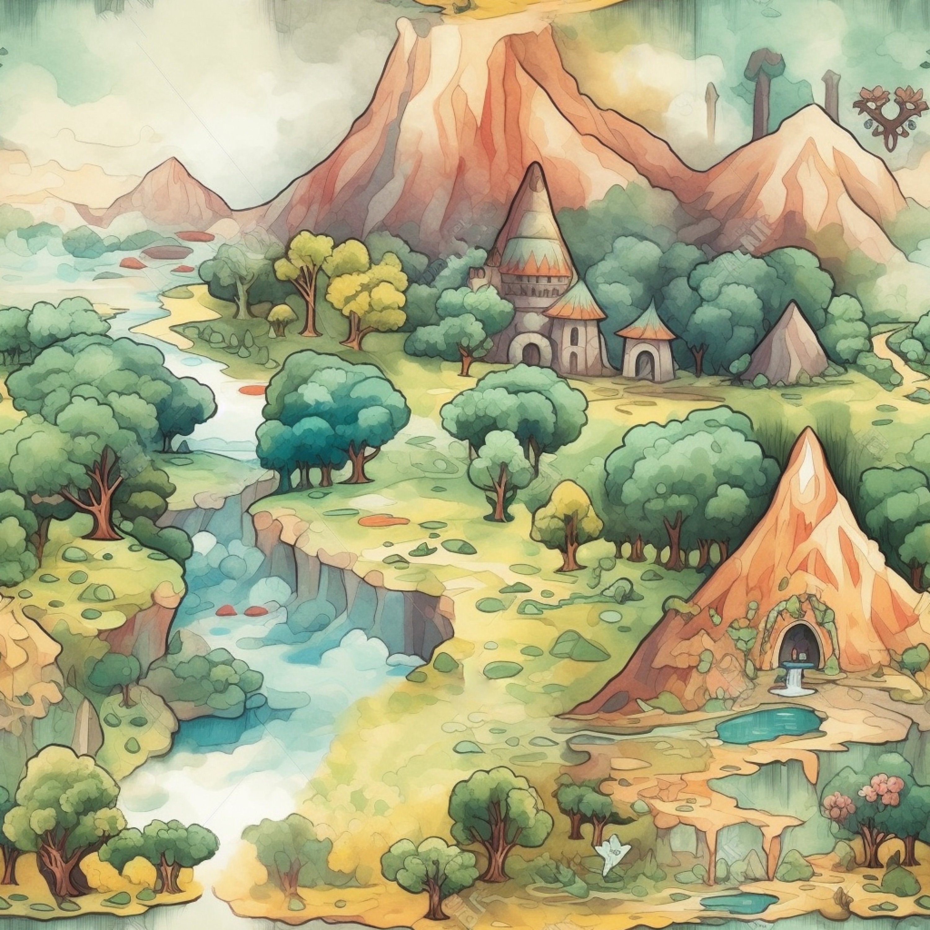 6 Zelda Inspired Seamless Digital Background Patterns - Etsy