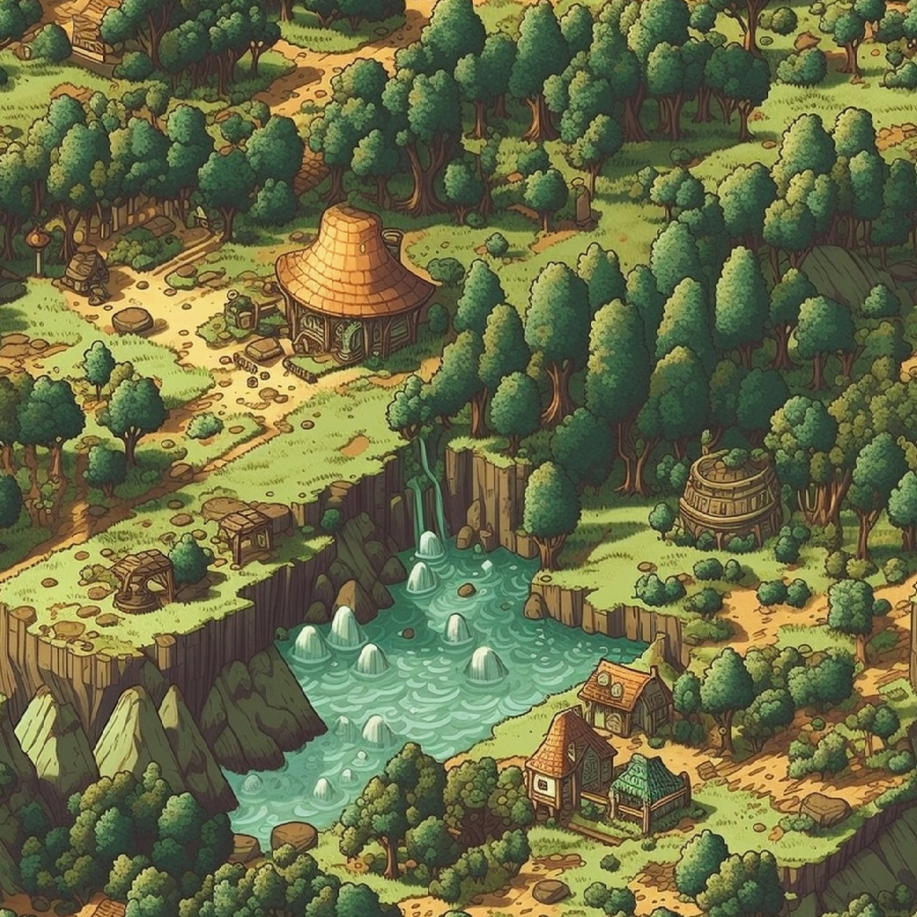 4 RPG Inspired Seamless Digital Background Patterns, Scrapbook Paper ...