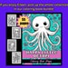 Eileen the Octopus Coloring Page, Printable Adult Coloring Page - Etsy