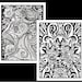 Squiggles Swirls and Flowers Doodle Coloring Book, 170 Printable ...
