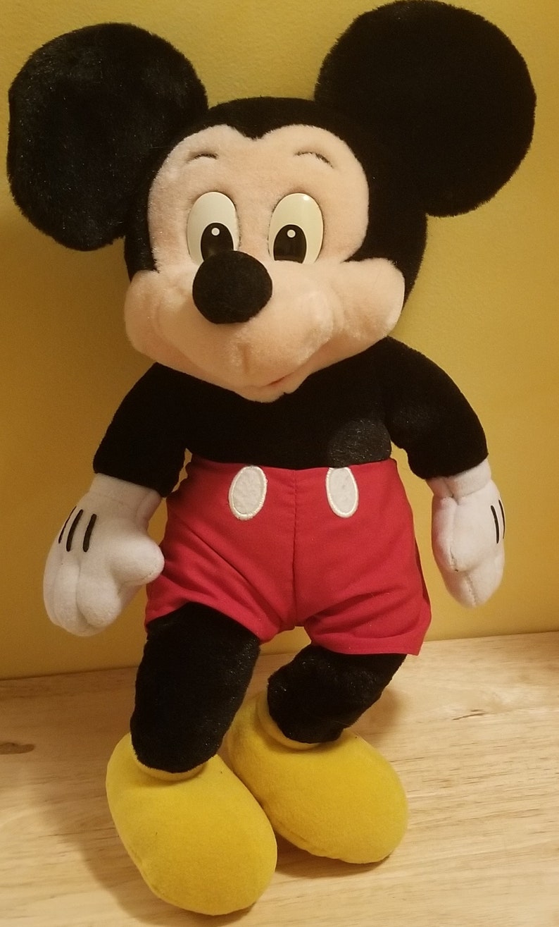 Disney Mickey Mouse Stuffed Toy - Etsy