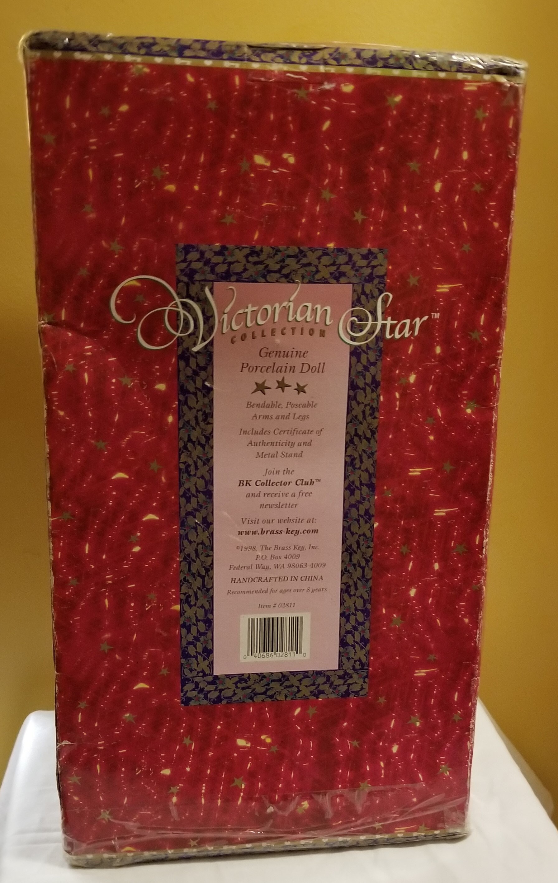 1998 Vintage Victorian Star Collection Genuine Porcelain Black Doll - Etsy