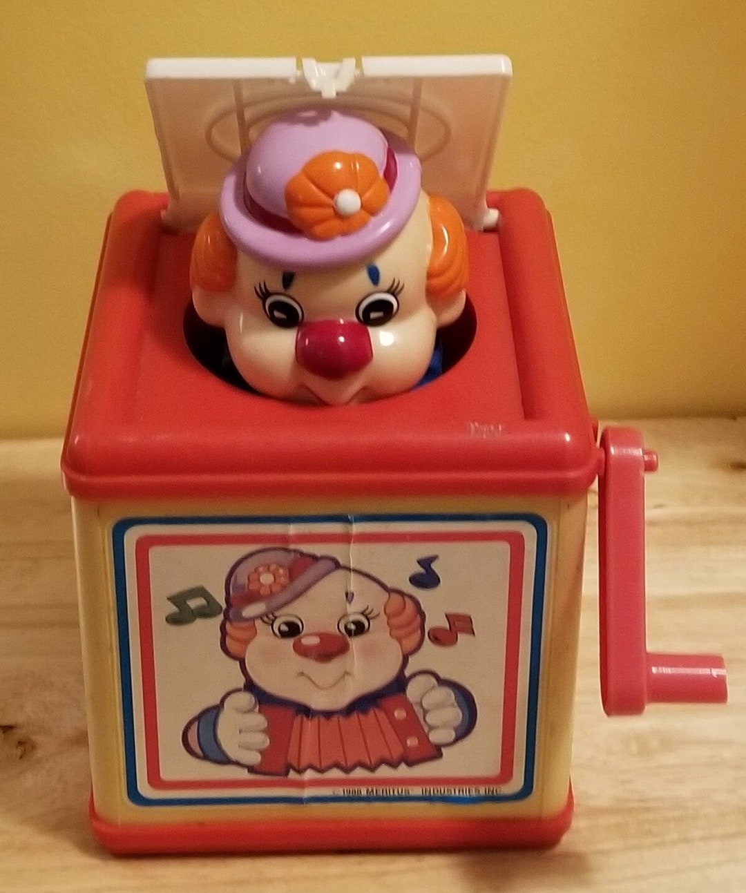 Vintage 1988 Clown Jack in the Box Made by Meritus Industries Inc. - Etsy