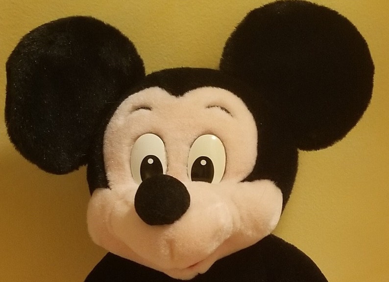 Disney Mickey Mouse Plush Toy - Etsy