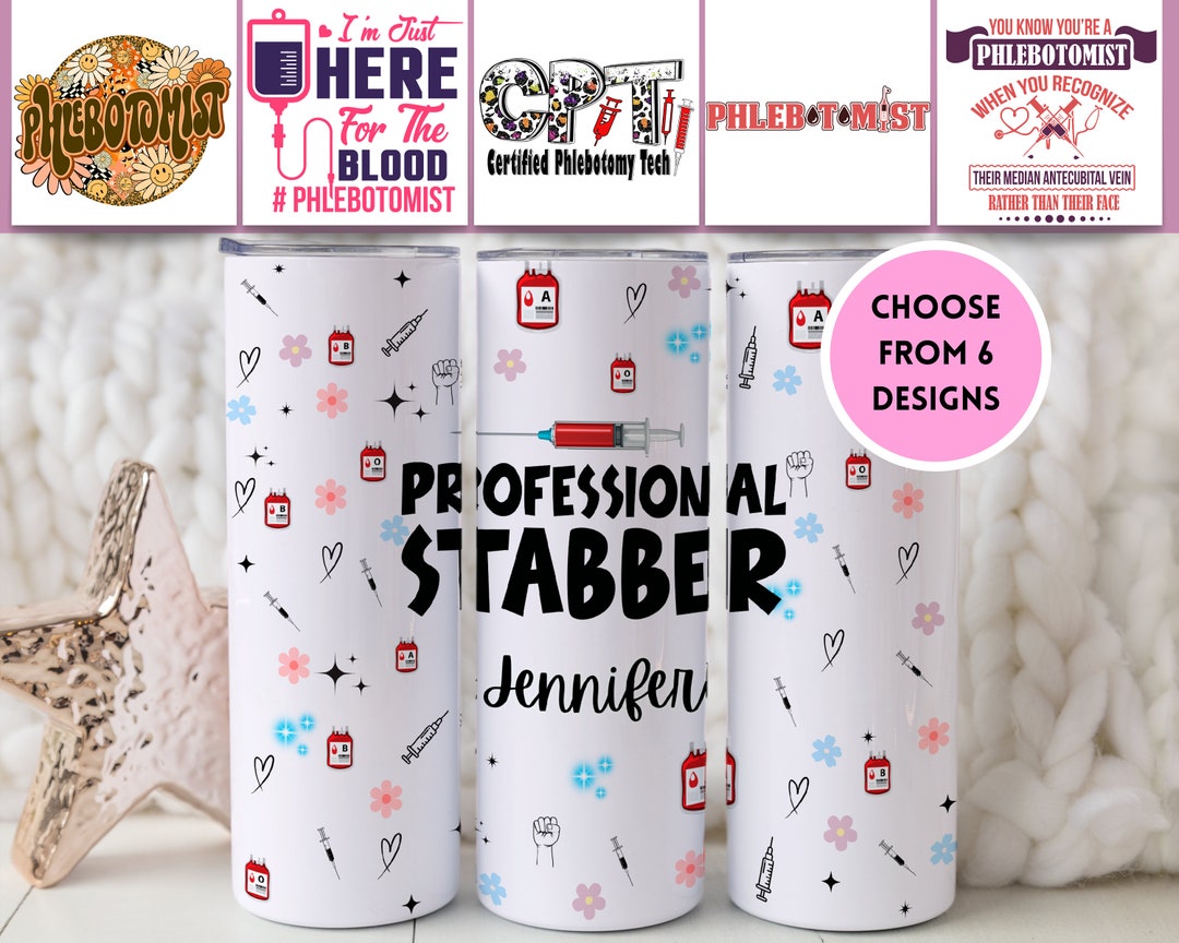 Phlebotomist Tumbler, Phlebotomy Gifts, Personalized Phlebotomist Cup ...