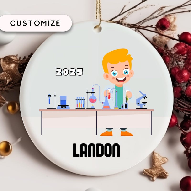 Science Ornament - Etsy