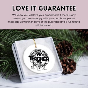 PE Teacher Ornament, Phyiscal Education Ornament, Keepsake for Gym ...