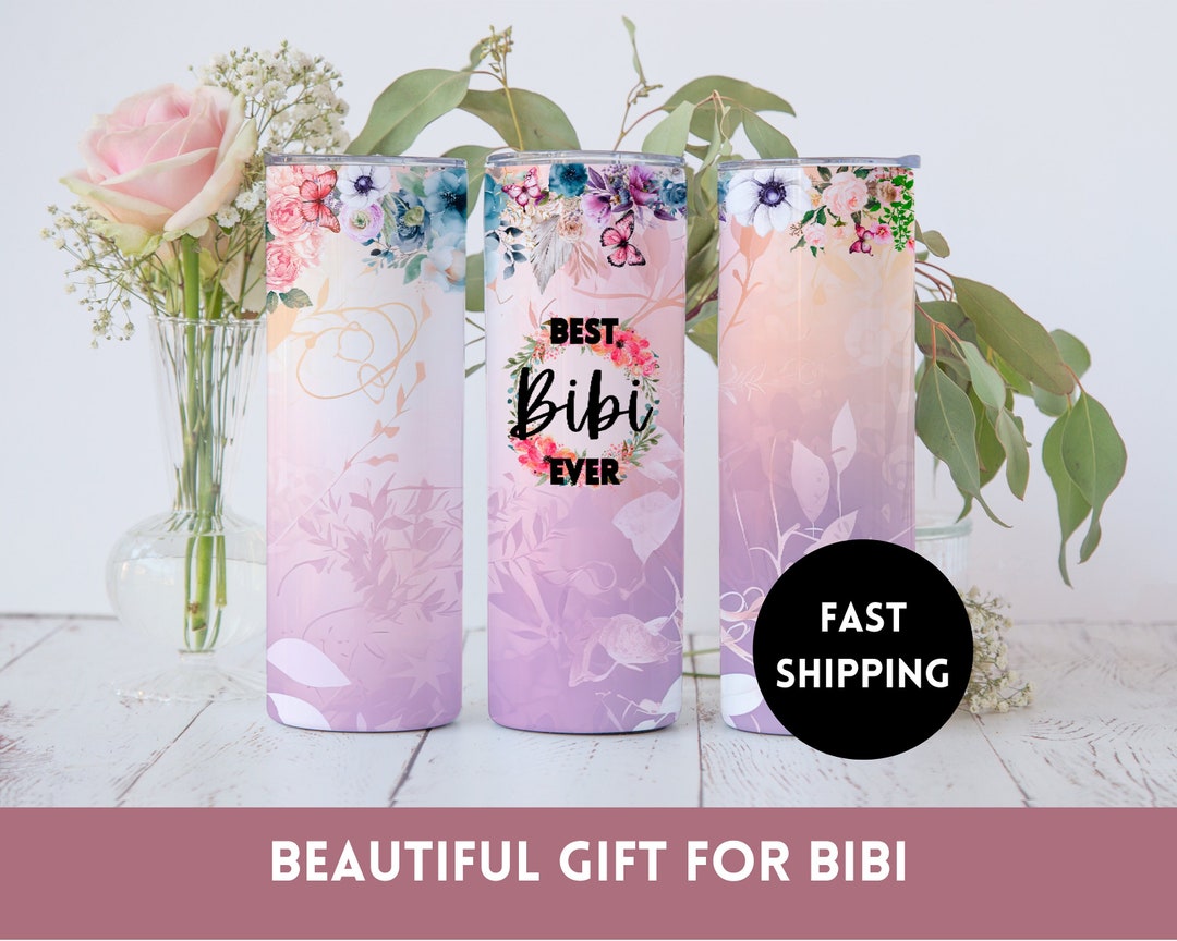 Best Bibi Ever Tumbler | Tumbler for Grandma | Bebe Gift for Mother's ...