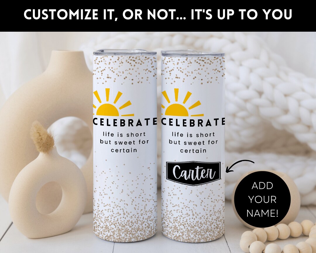 Custom DMB Two Step Glitter Tumbler | Dave Matthews Band Two Step Celebrate Life is Short but ...