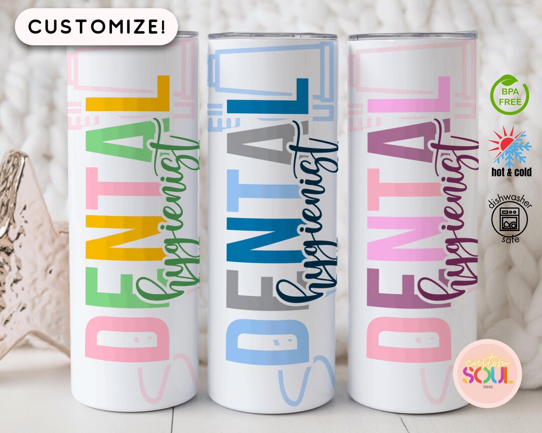 RDH Tumbler or RDA Tumbler, RDH Gifts or Rda Gift, Dental Assistant ...