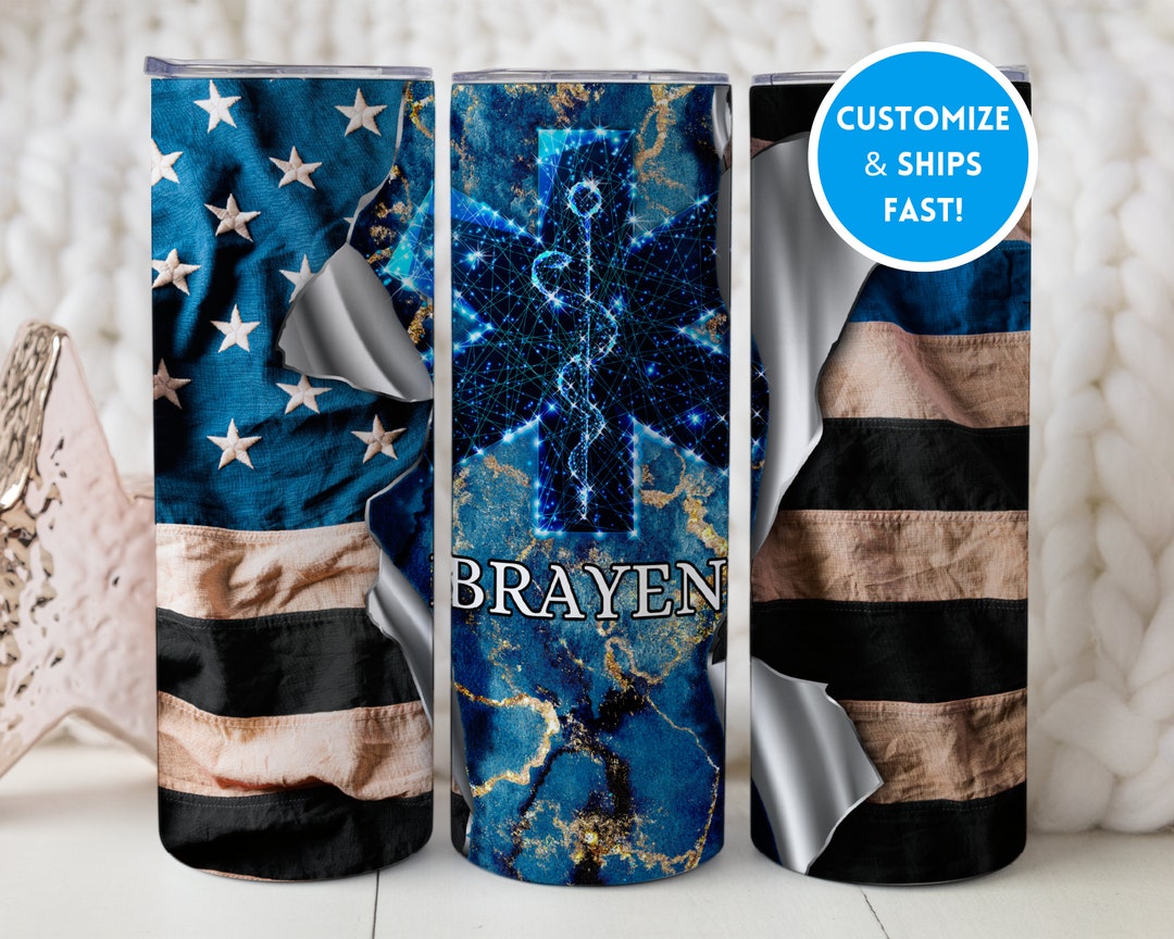 EMT, EMS Tumbler, First Responder Gift, Emergency Medical Technician ...