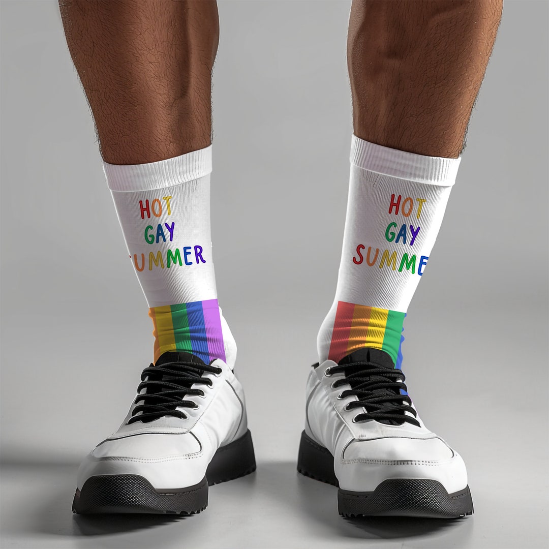 LGBTQ Socks, Pride Tube Socks, Queer Gay Lesbian Trans Nonbinary ...
