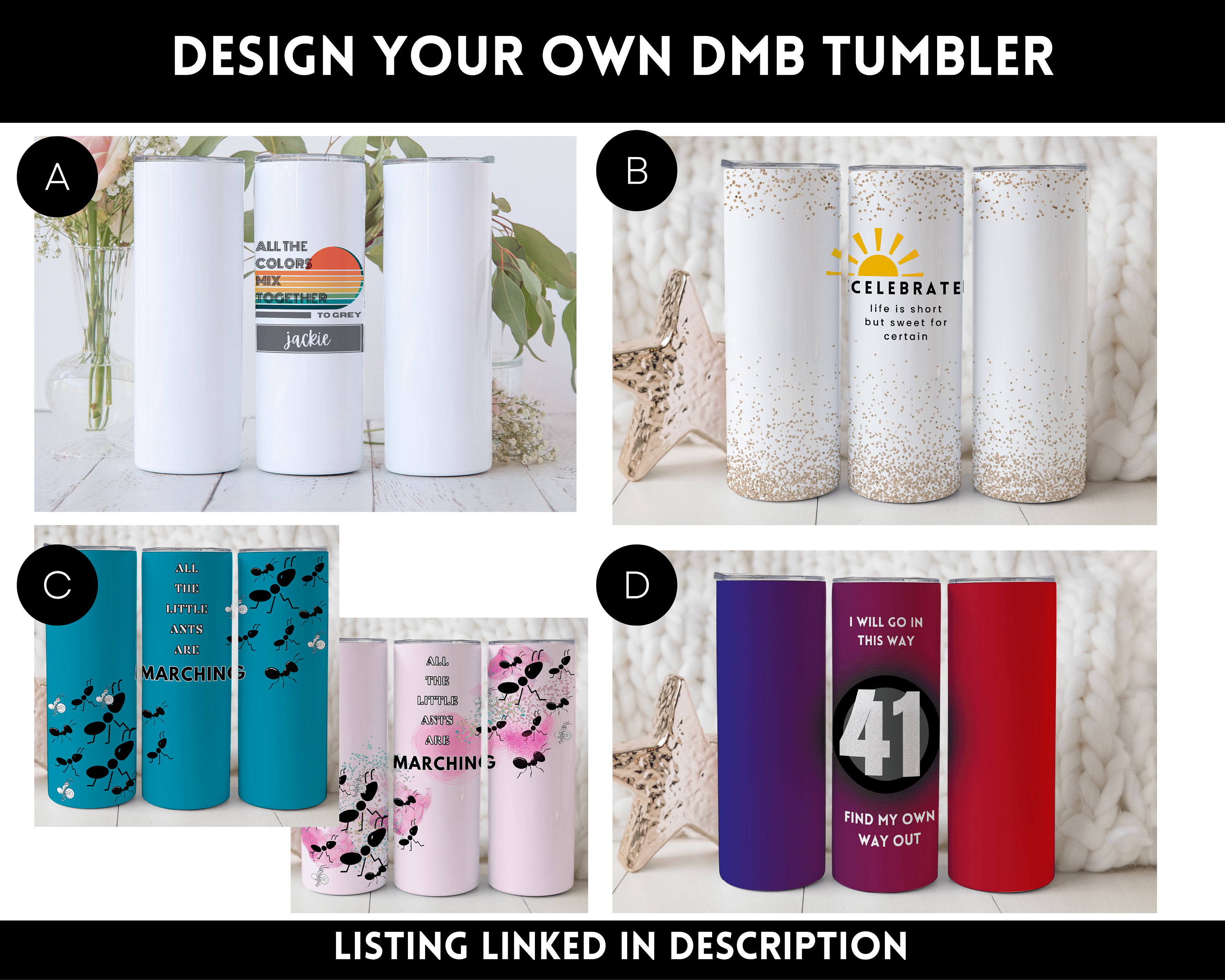 Custom DMB Two Step Glitter Tumbler Dave Matthews Band Two - Etsy