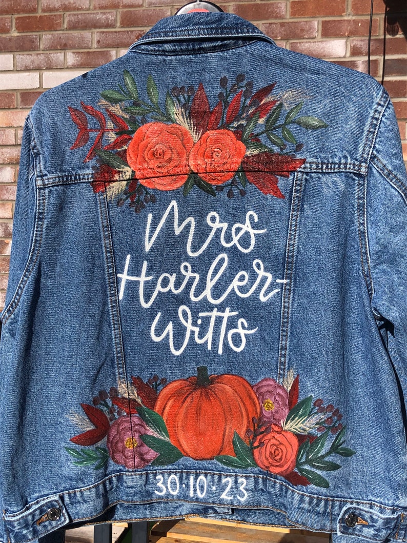 Handpainted Wedding Jackets, Wedding Jackets, Wedding Clothes, Bride ...