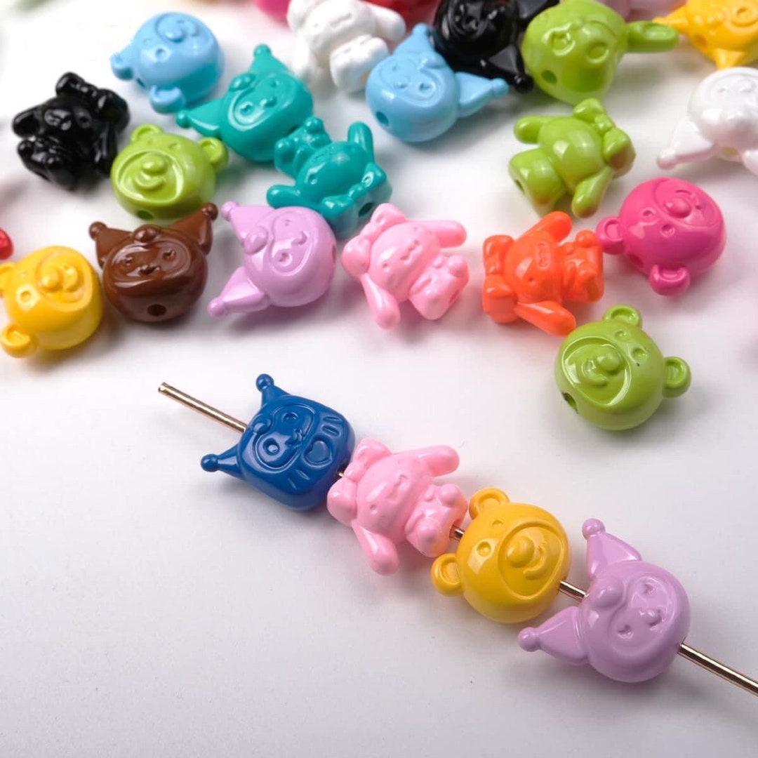 Colorful Character Beads - Etsy