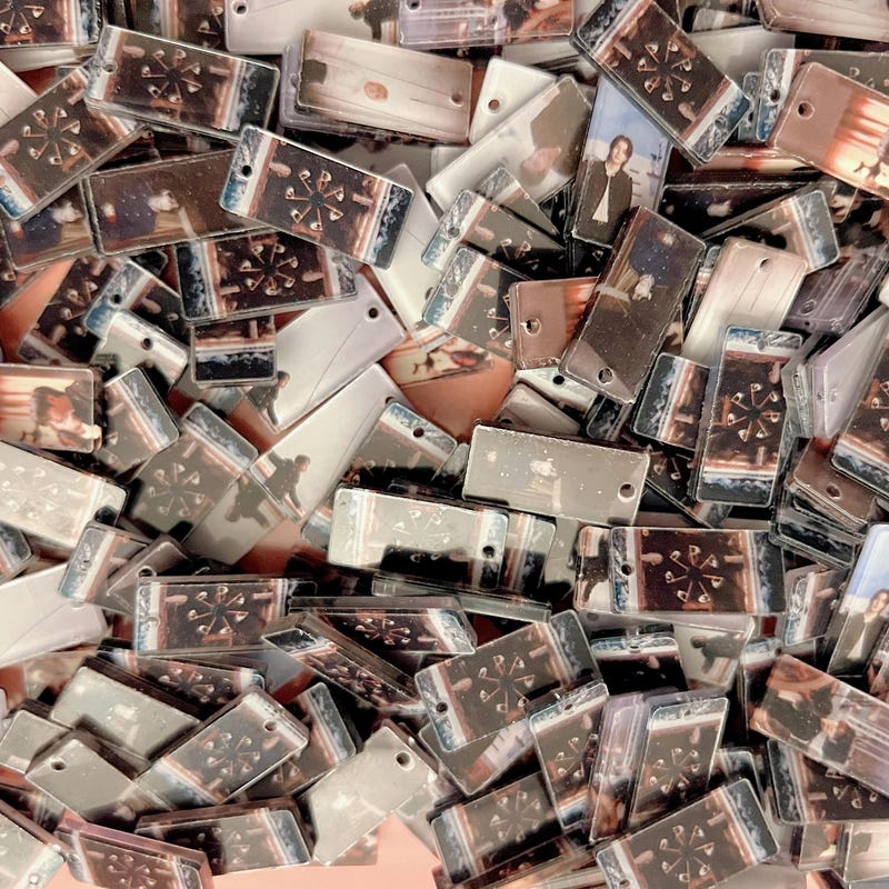 Acrylic Rectangle Charms - Etsy