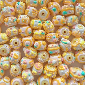 Choose Your Favorite Full Hand Painted Beads Color Part 2 - Etsy