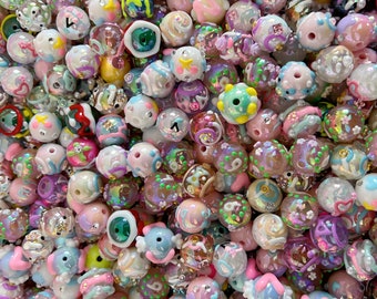 Totoro Hand Painted Beads - Etsy