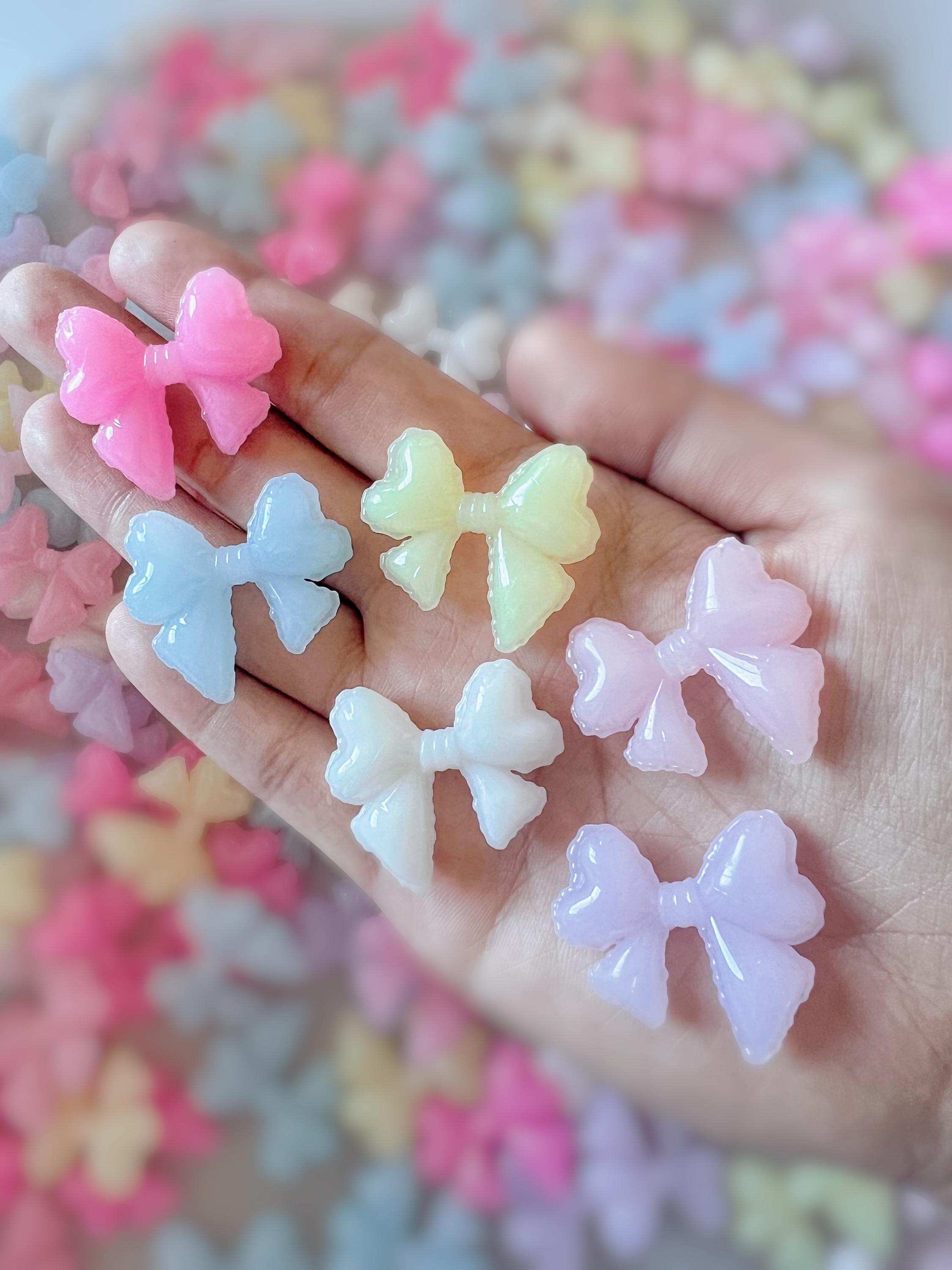 Jelly Color Bow Beads - Etsy