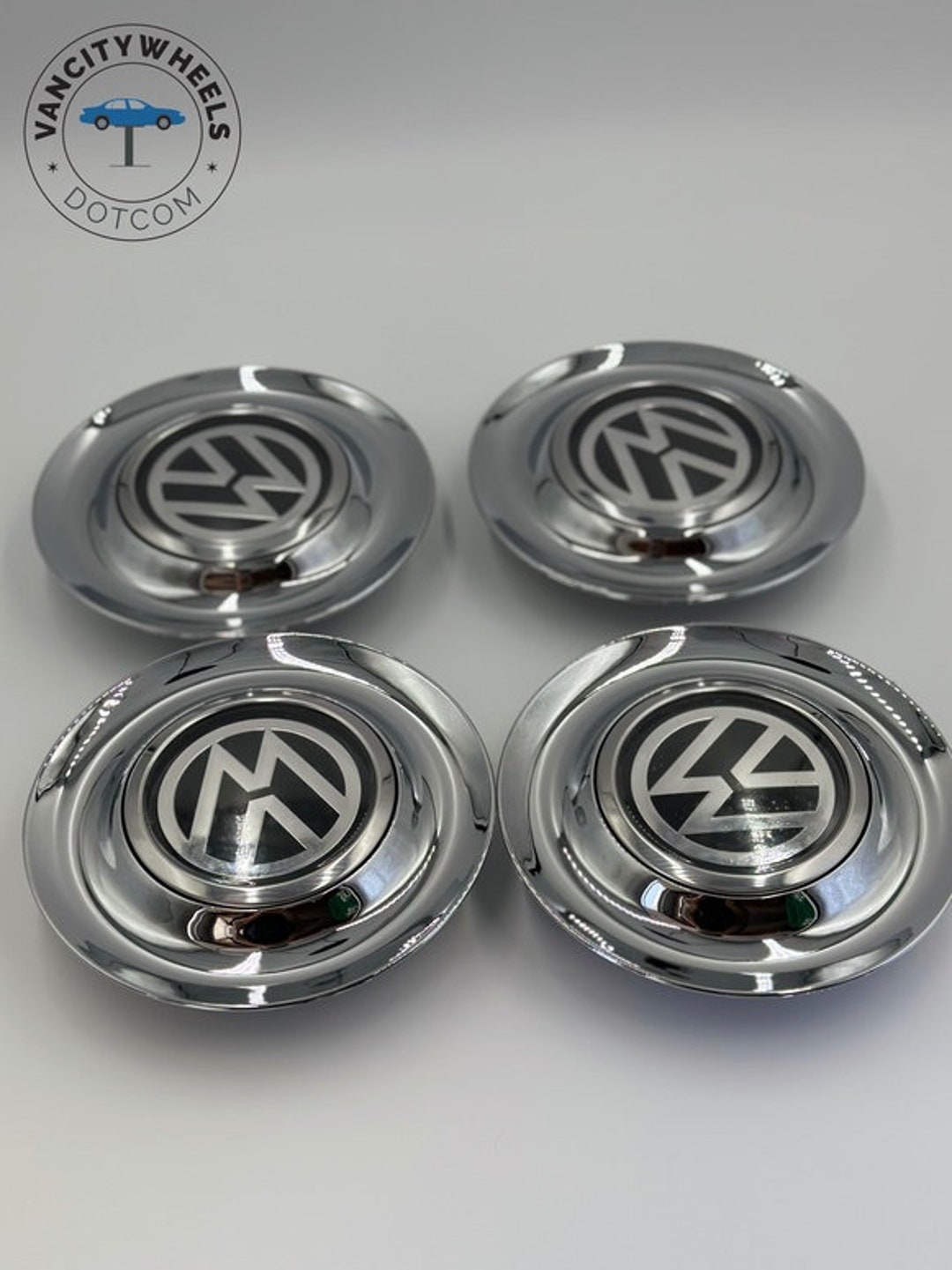 Chrome Silver Floating Wheel Center Caps for VOLKSWAGEN VW - Etsy