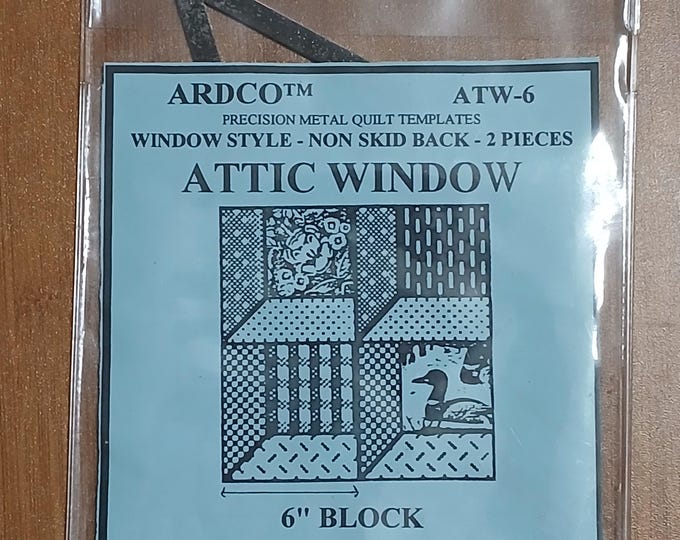 ARDCO Precision Metal Quilt Template - Attic Window ATW-6 - Etsy