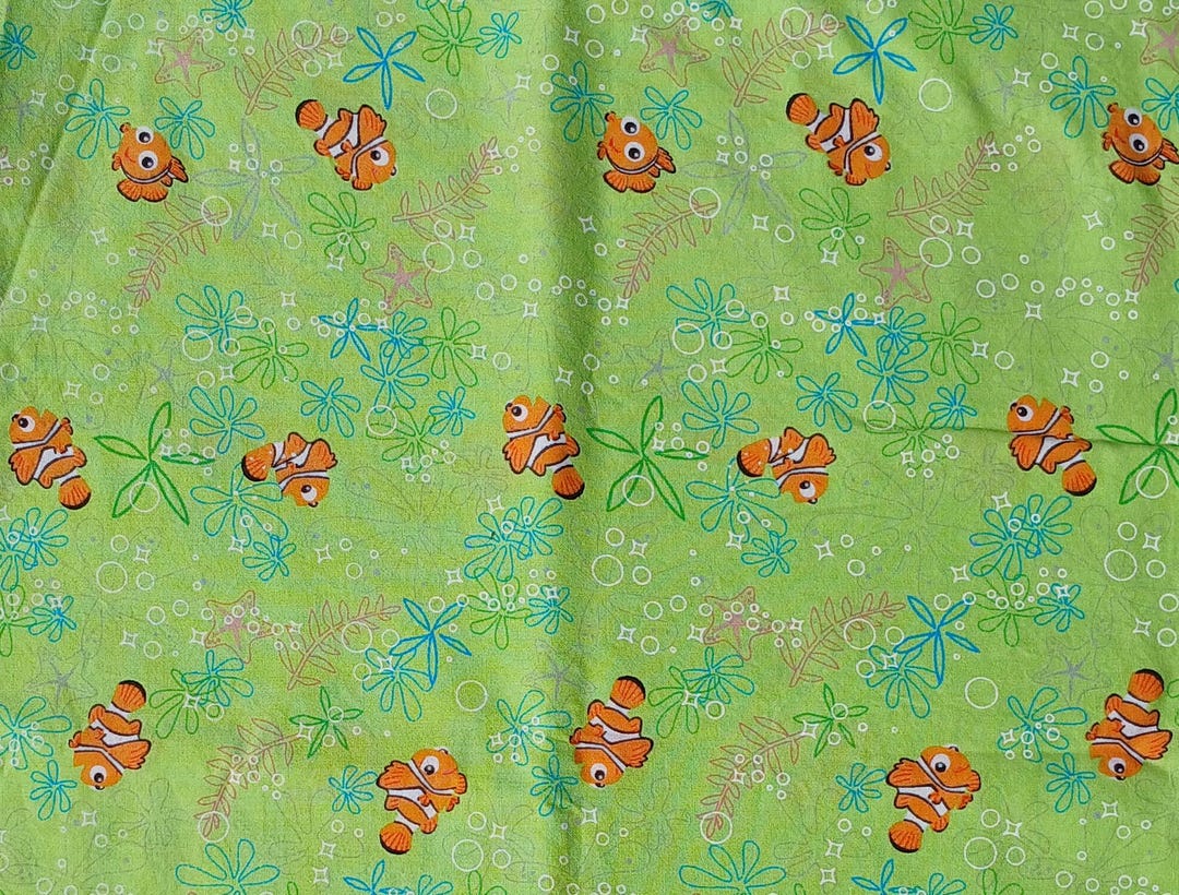Fabric - Disney Presents a Pixar Film – Finding Nemo Pattern #5807 (a ...