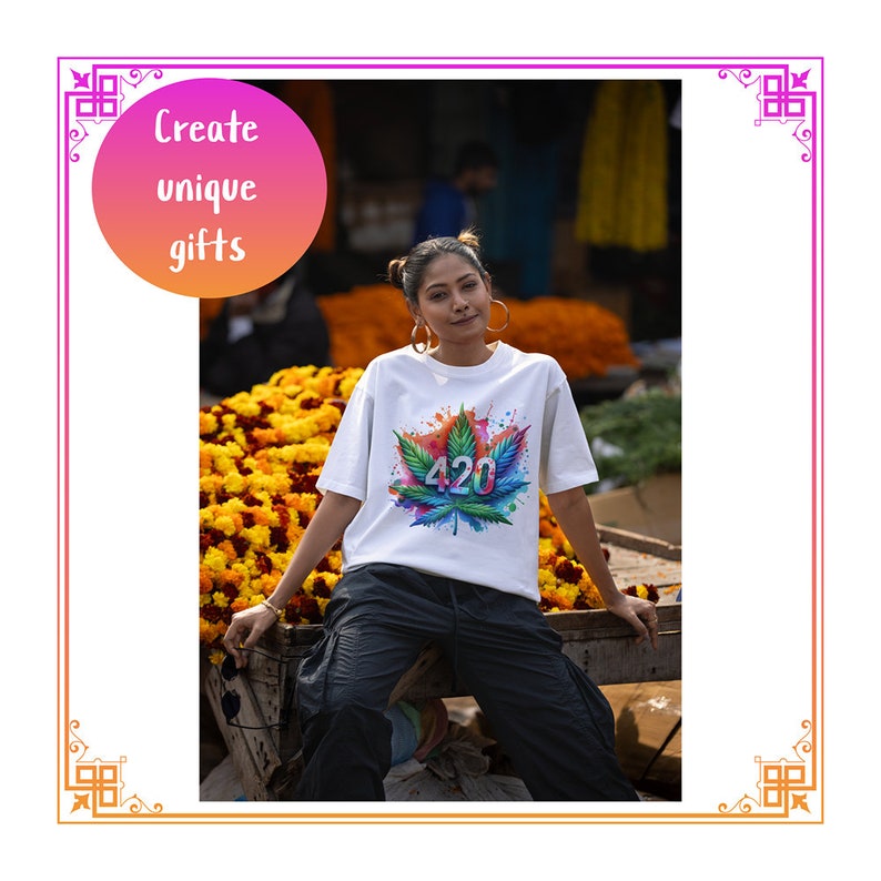 420 Watercolor Marijuana Leaf Weed Cannabis Plant PNG SVG Smoking ...