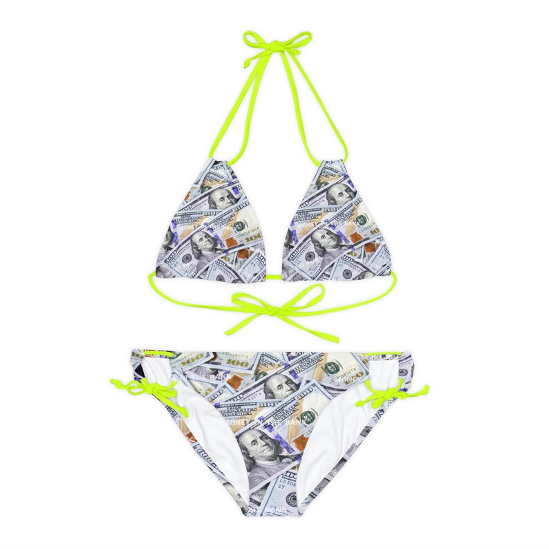 Strappy Bikini Set Aop Etsy