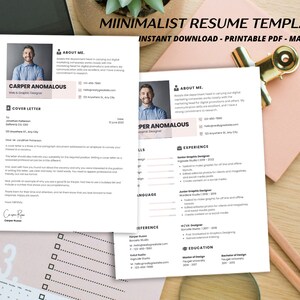White and Beige Professional Resume Template.pdf Editable CV Template ...