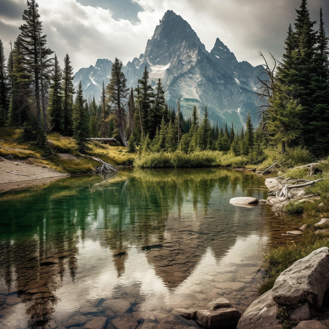 Printable Grand Teton National Park, Wyoming - Etsy