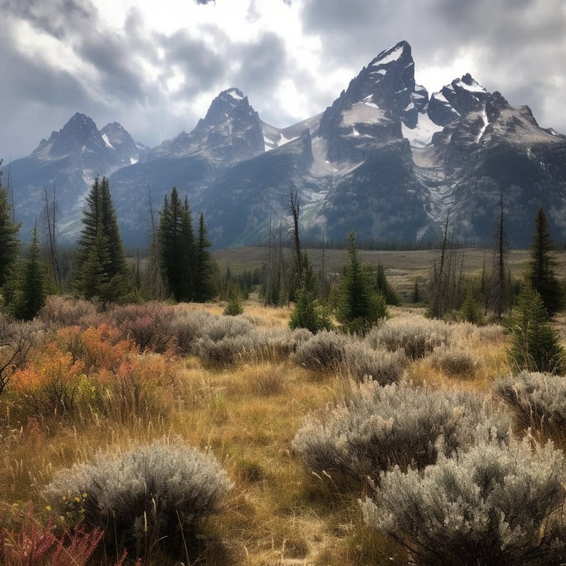 Printable Grand Teton National Park, Wyoming - Etsy
