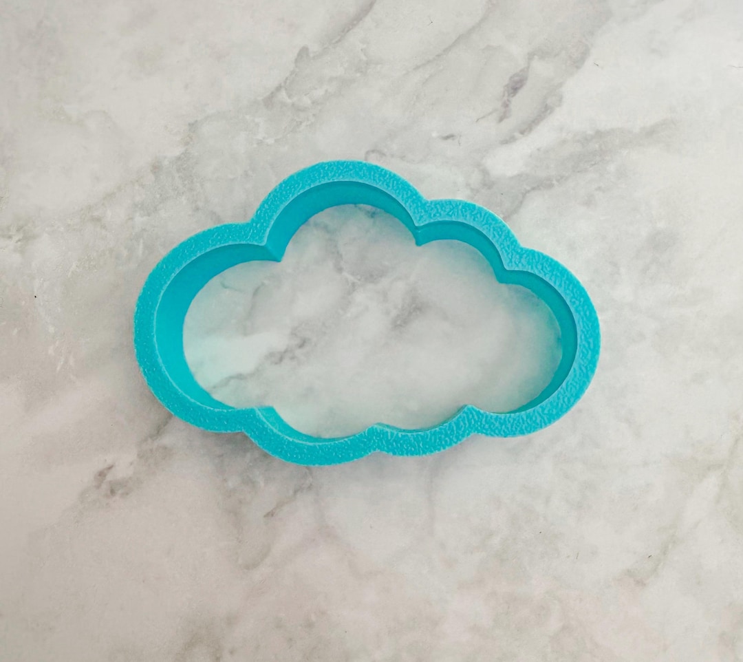 Cloud Cookie Cutter | Weather Theme, Polymer Clay Cutter - Etsy