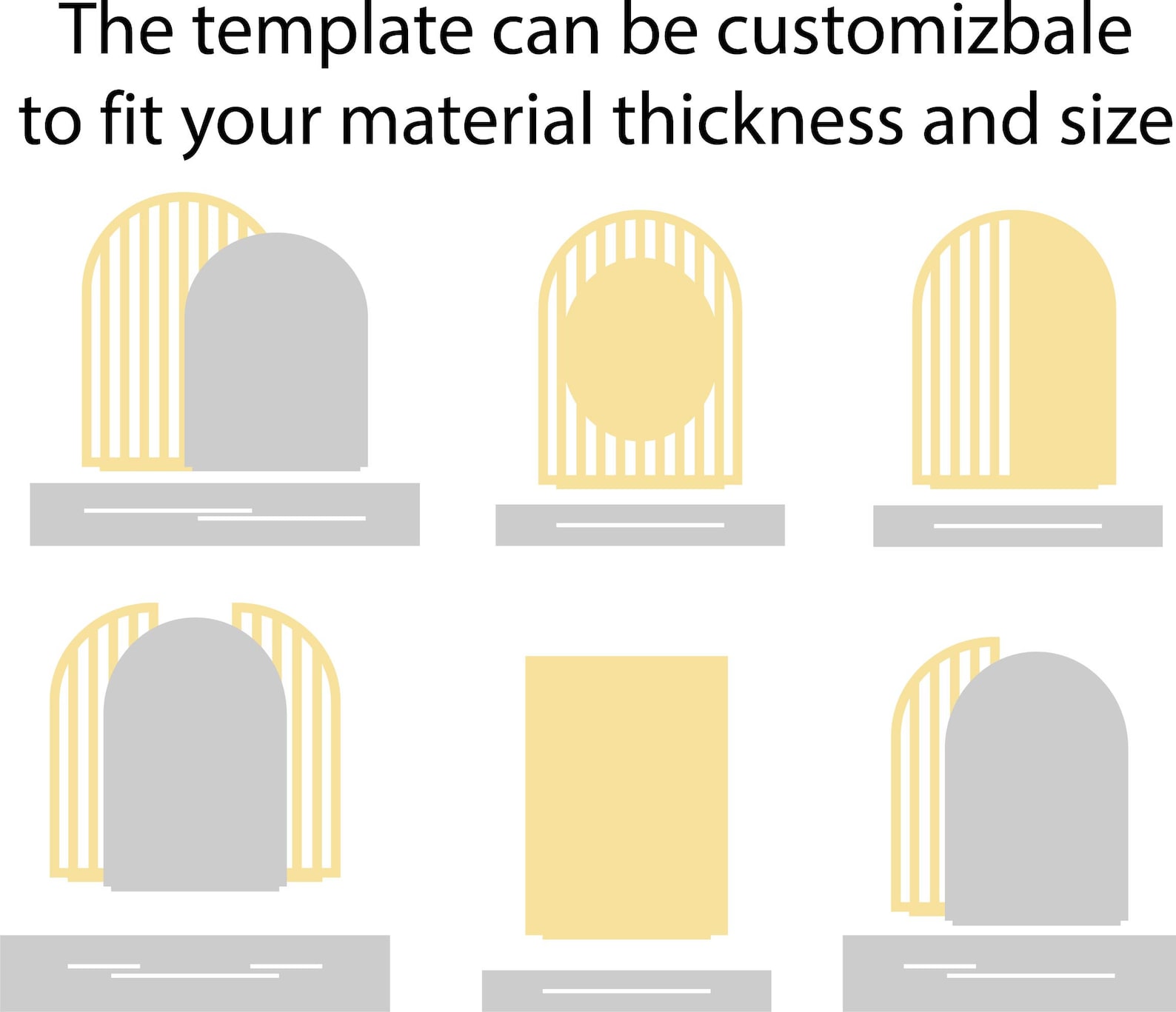 Arch Sign Bundle SVG Wedding Template - Social Media Sign - AI PNG ...