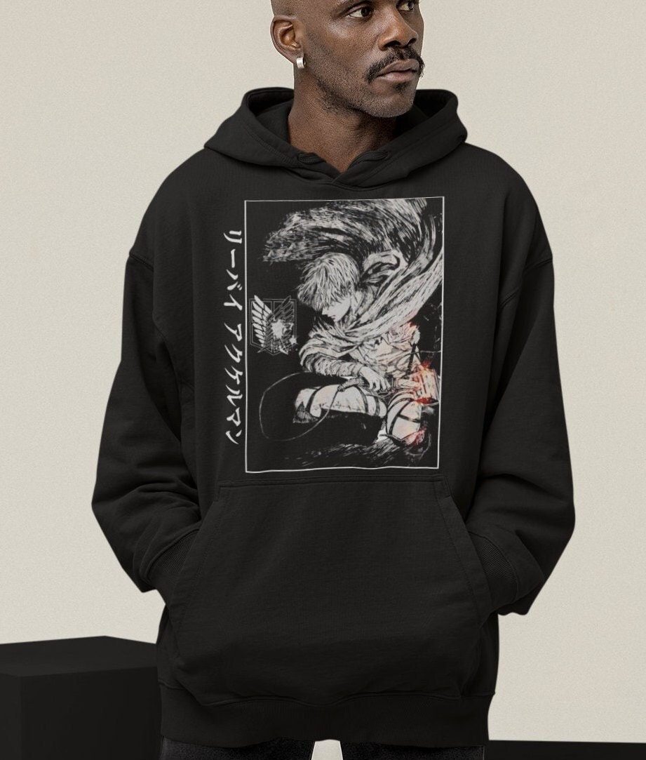 Anime AOT, Titan Anime, Vintage Anime Hoodie - Etsy