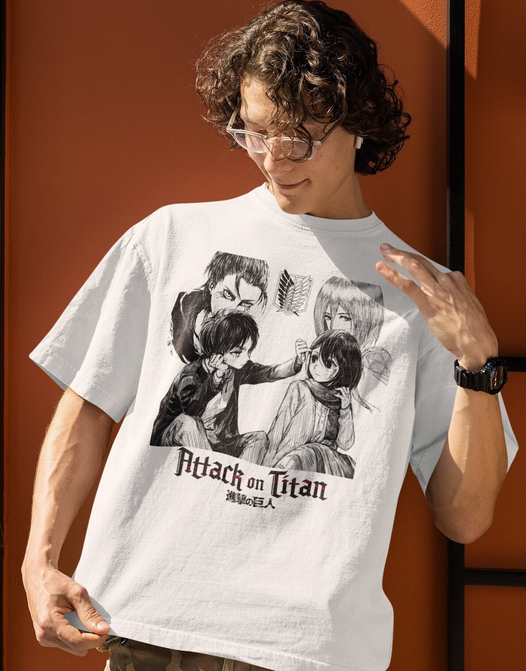 Anime AOT, Titan Anime, Vintage Anime Shirt - Etsy