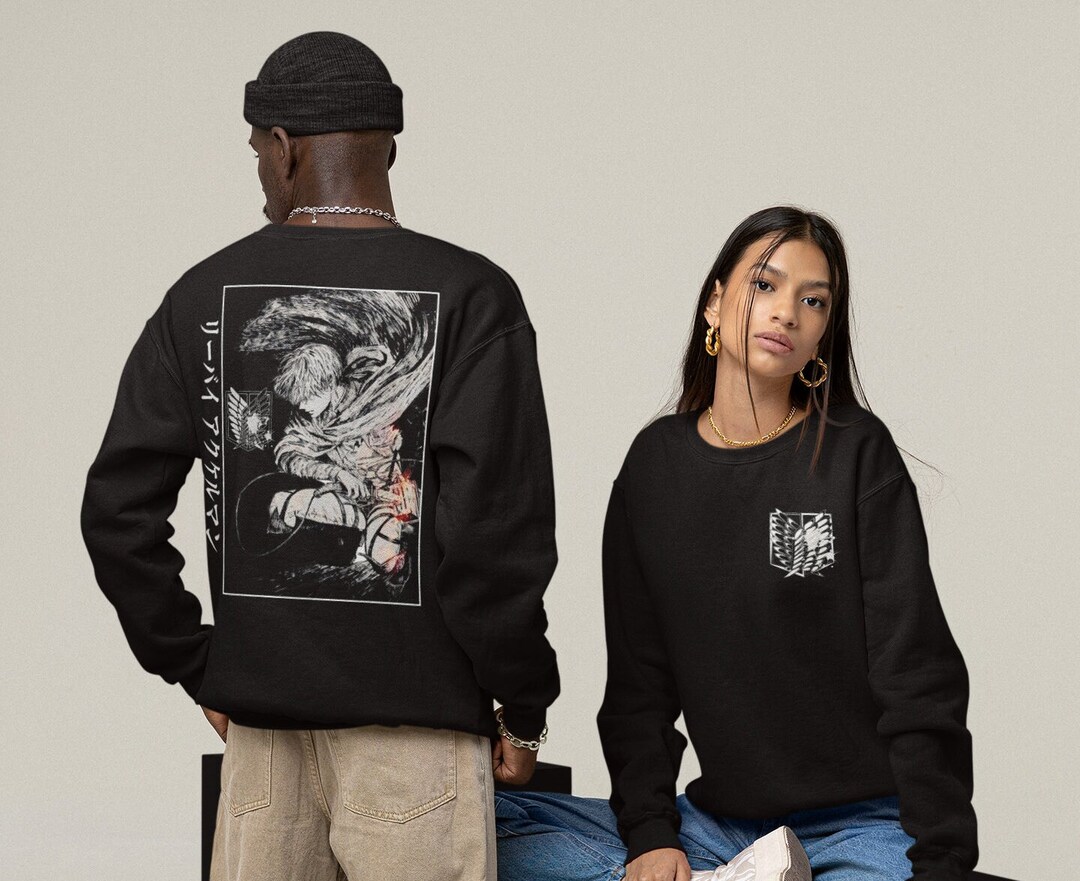 Anime AOT, Titan Anime, Vintage Anime Sweatshirt - Etsy