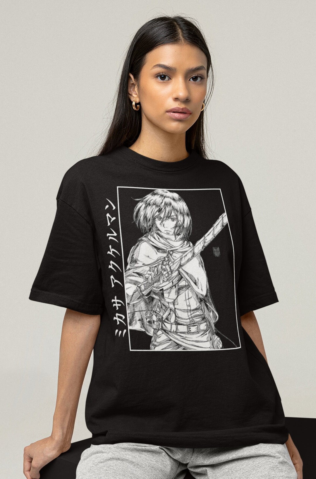 Anime AOT Titan Anime Vintage Anime Shirt - Etsy