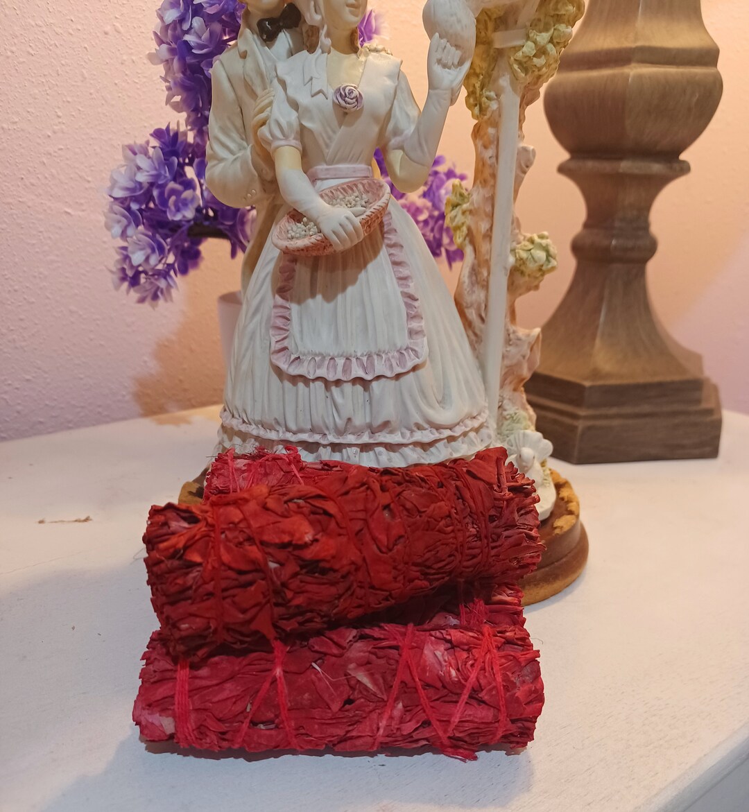 Dragon Blood Sage Red Sage Stick Spiritual Sage - Etsy