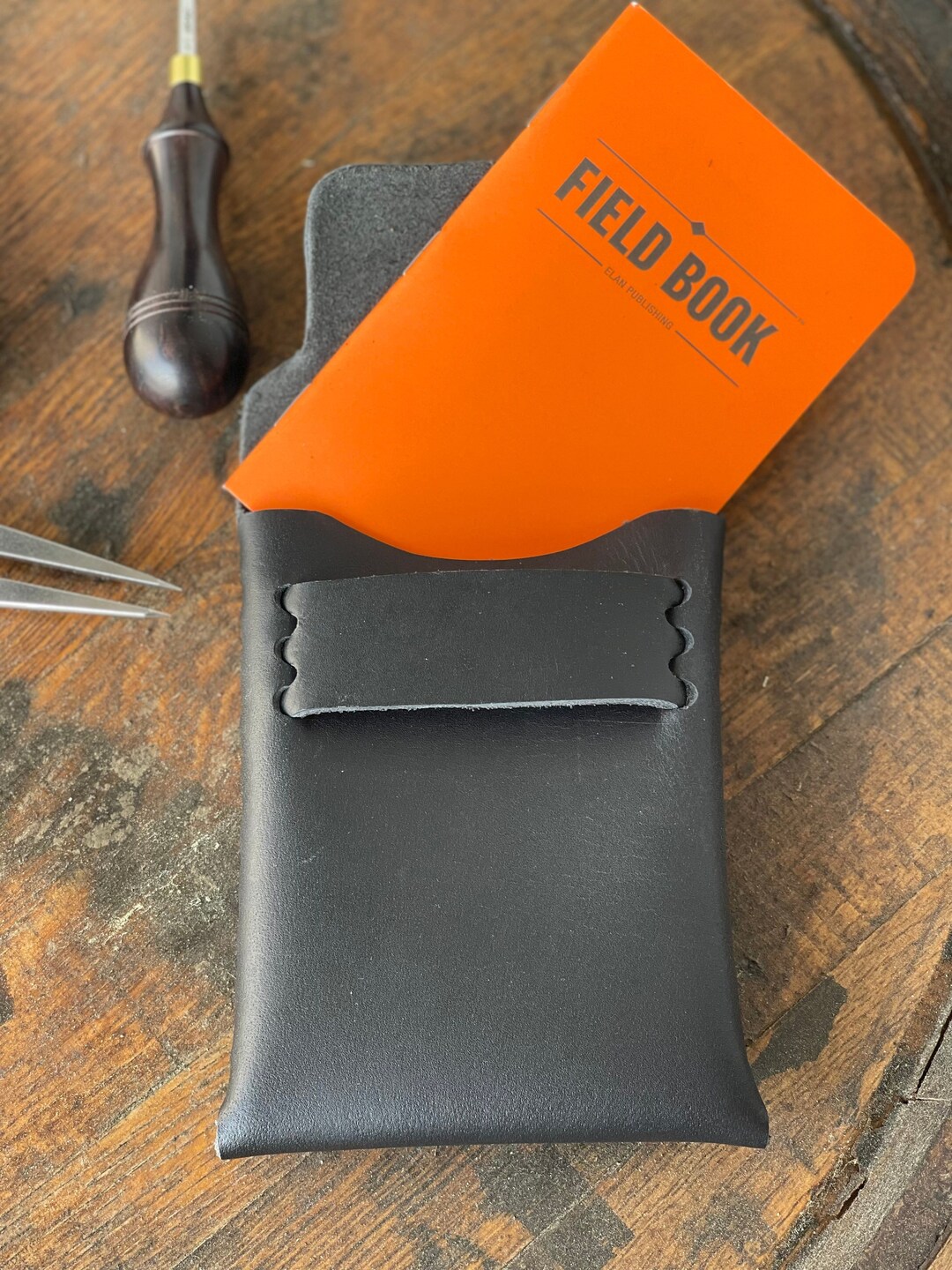 Top-grain Leather Stitchless Field Notebook Case - Etsy