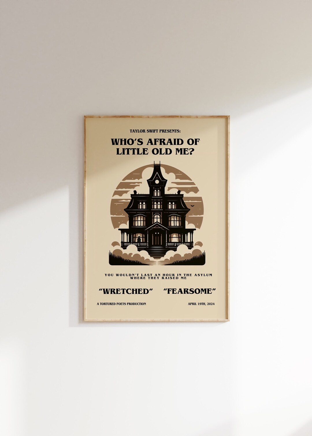 Who's Afraid of Little Old Me Digital Print Tortured Poets Dept Taylor ...